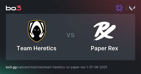 Team Heretics Vs Paper Rex Valorant Bo3gg