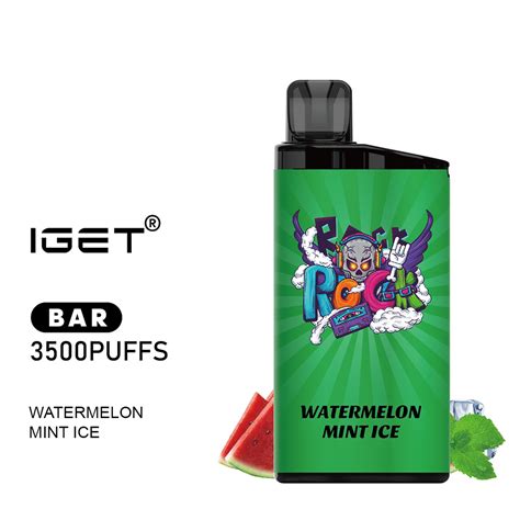 Iget Bar Vape 3500 Puff Watermelon Mint Ice Au