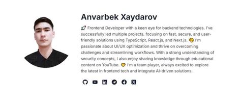 Anvarbek Xaydarov On Linkedin Anvarbek Xaydarov
