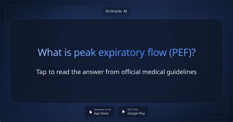 What Is Peak Expiratory Flow Pef