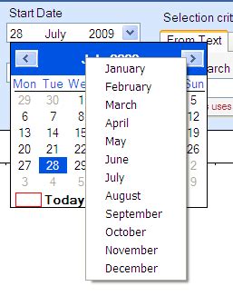 Using Calendar Or Date Controls QVSData
