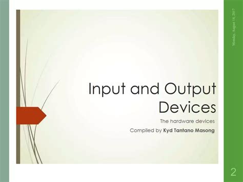 Input Device Ppt