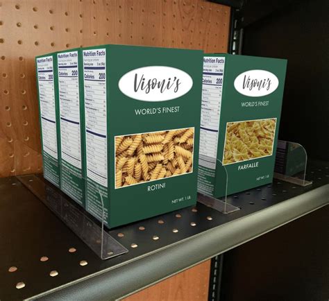 Shelf Storage Dividers For Organized Retail Displays