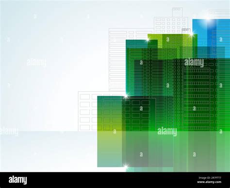 Vector Picture With Abstract Buildings Stock Vector Image And Art Alamy