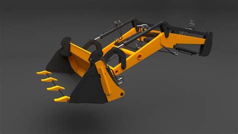 3d Loader Rigged Model Turbosquid 1962314