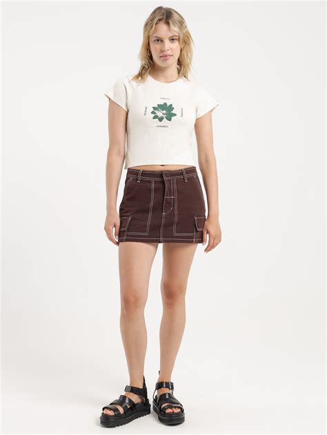 Thrills Rift Cargo Mini Skirt Postal Bro Glue Store