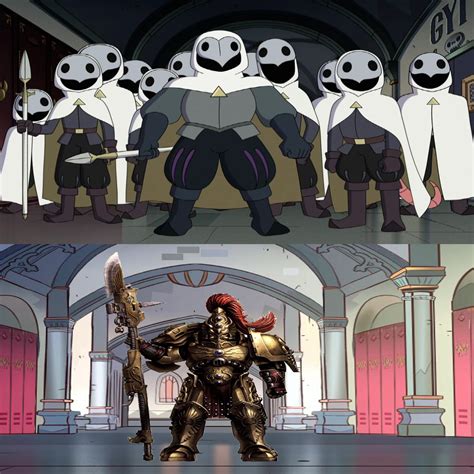 Emperors Coven Guards Vs Custodian By Userup On Deviantart