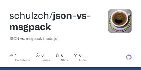 Github Schulzch Json Vs Msgpack Json Vs Msgpack Node Js