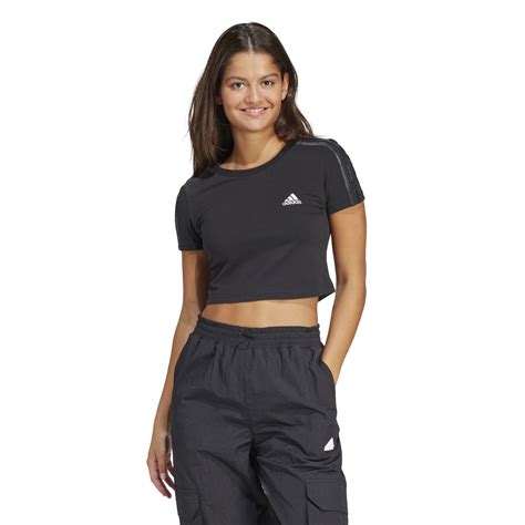 Ripley Polo Deportivo Mujer Adidas Ir6118 Casual Essentials 3 Stripes