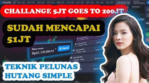Bagian 4 Sudah Profit 51JT Trading Di Stockity Challange 5JT Goes