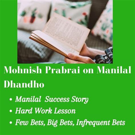 Mohnish Pabrai On Manilal Dhandho