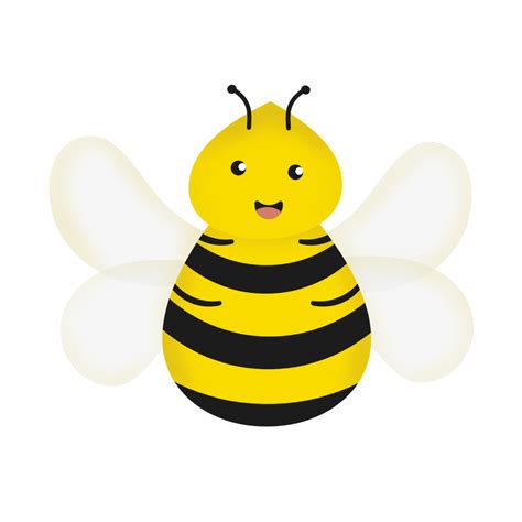 Cute Bee Illustration Cartoon Element 46786583 Png
