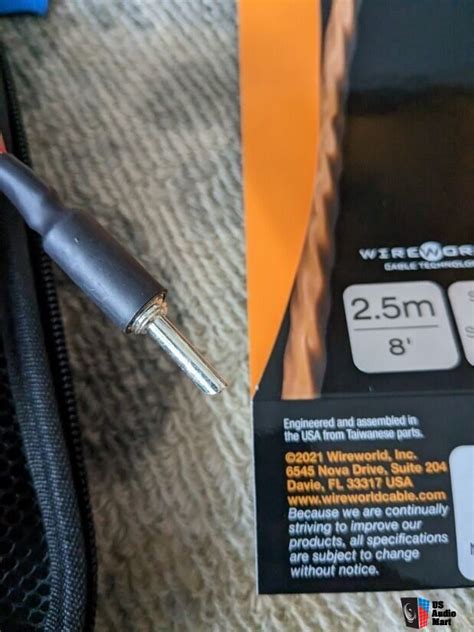 Wireworld Mini Eclipse 8 Speaker Cable 25 Meter Pair W Bananas Occ