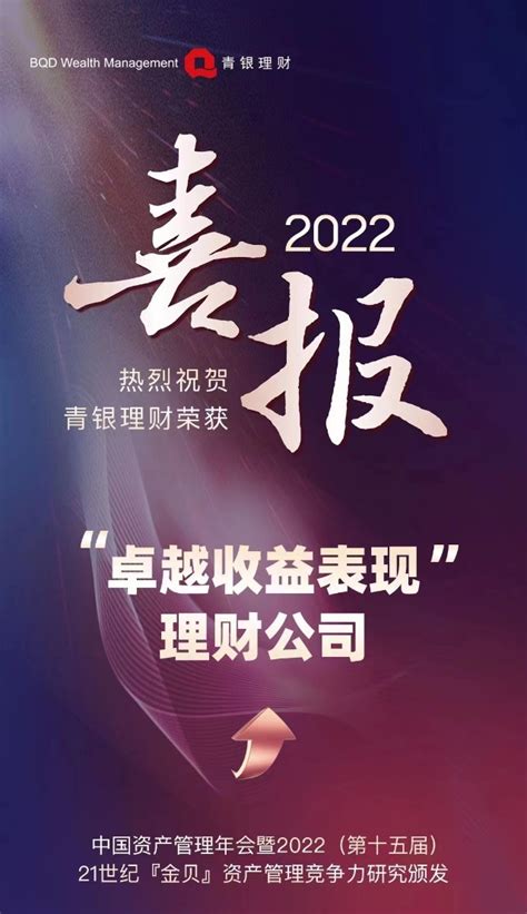 热烈祝贺青银理财荣获卓越收益表现理财公司财富号东方财富网