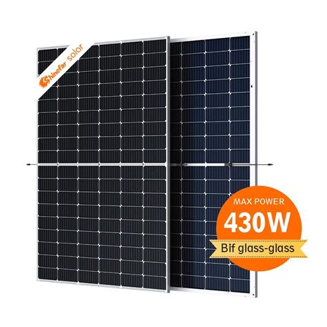 N Type Soalr Module Topcon 430w Bifacial Glass Glass Solar Panels For