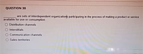 Solved Question 30q ﻿are Sets Of Interdependent