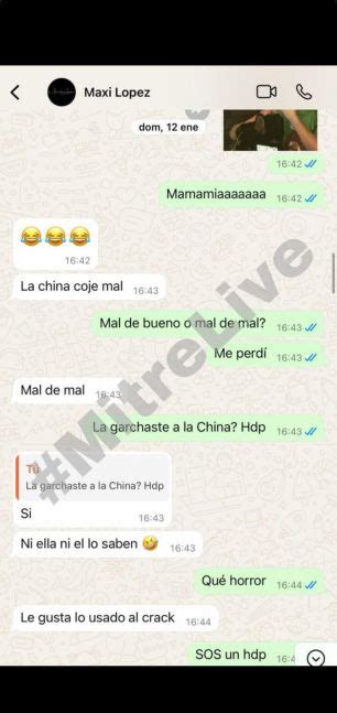 Se filtraron los chats que confirmarían que La China Suárez estuvo con