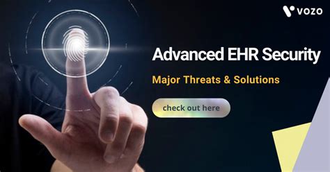 Advanced Ehr Security Major Threats And Solutions Vozo Blog