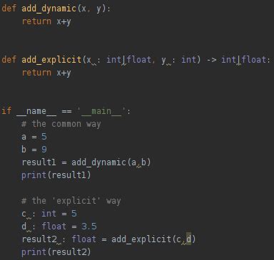 Typisierung In Python PeakD