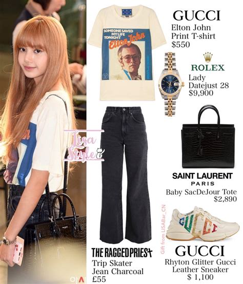 Lisa Blackpink Lisa Lalisa Manoban Airport Fashion And Outfit สไตล์