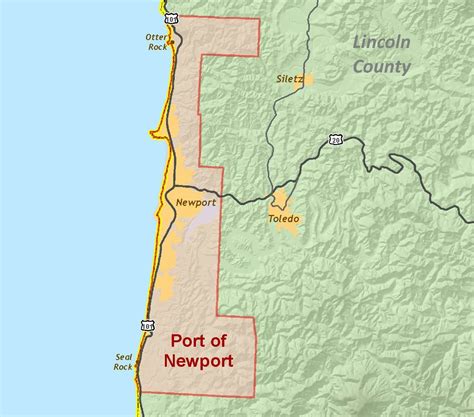 District Map Port Of Newport