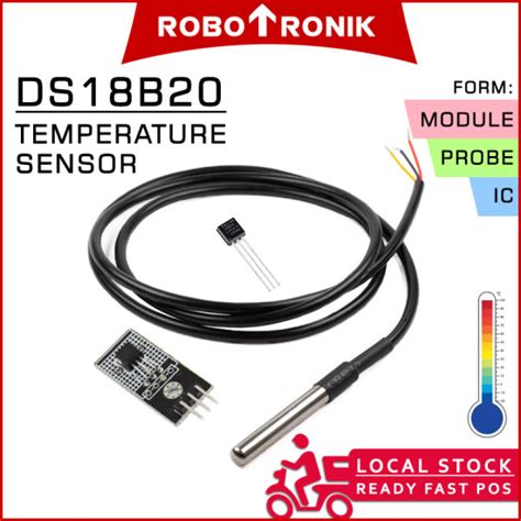 Temperature Sensor Ds18b20 Ic Module Waterproof Probe 18b20 Original Dallas From Usa Texas