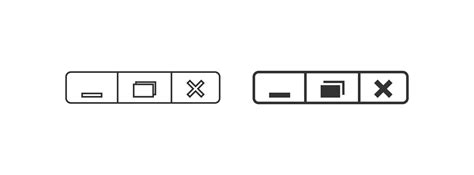 Minimize Close Exit Icon Set Vector Illustration 34994951 Vector