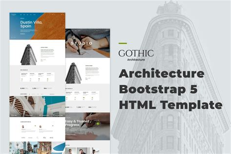 Gothic Architecture Bootstrap Html Template