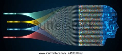 big data analytics ai ai learning stock illustration 2410310545