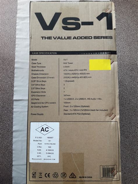 Обзор от покупателя на Корпус Aerocool Vs-1 black ATX 4713105958065 ...