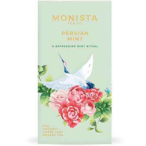 Monista Tea Co Persian Mint Tea Refill Box Ann Maries