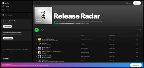 Bring Back The Longer Release Radar For Users With The Spotify