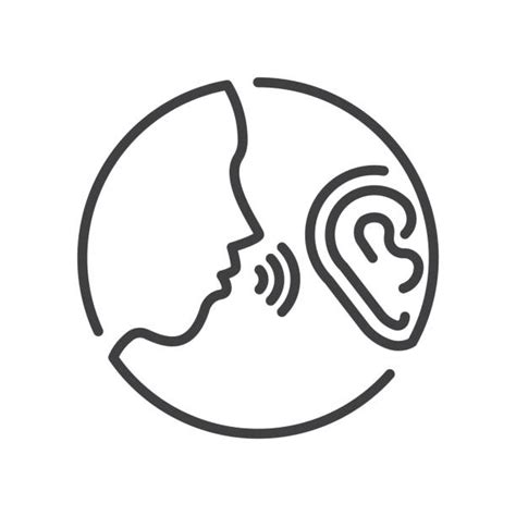 Whisper Silhouette Illustrations Royalty Free Vector Graphics And Clip