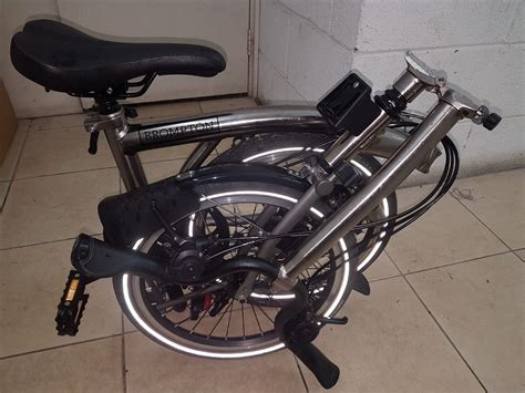 Brompton Nickel Edition Titanium Folding Bike Shipping Worldwide Folding Bikes U Folding