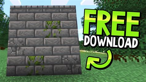Minecraft Mossy Stone Texture