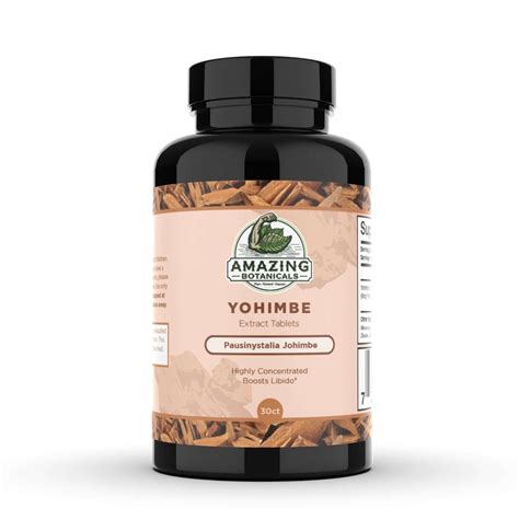 Yohimbe Extract Tablets - Amazing Botanicals (Since 2014)