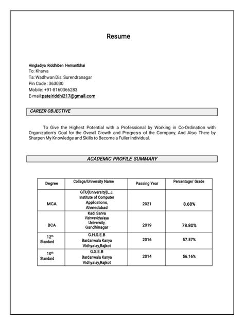 riddhi resume pdf