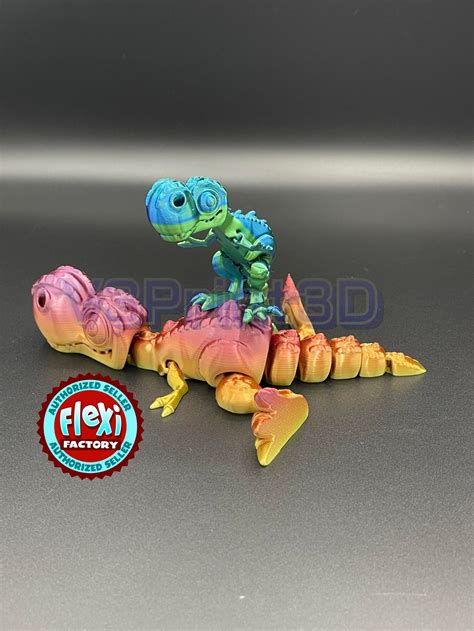 Articulated Flexible T Rex Dinosaur Flexy Factory Authorized Etsy