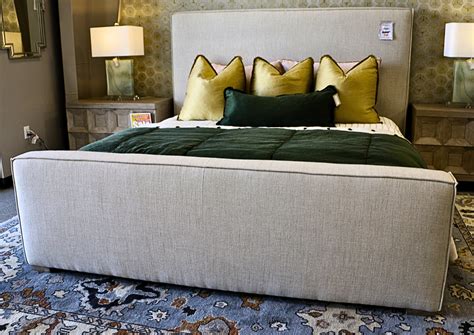 King Upholstered Bed Ramsowers Furniture And Design