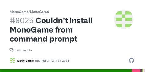 Couldn T Install Monogame From Command Prompt Issue Monogame