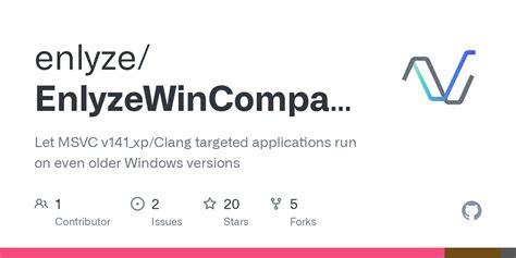 Github Enlyzeenlyzewincompatlib Let Msvc V141xpclang Targeted