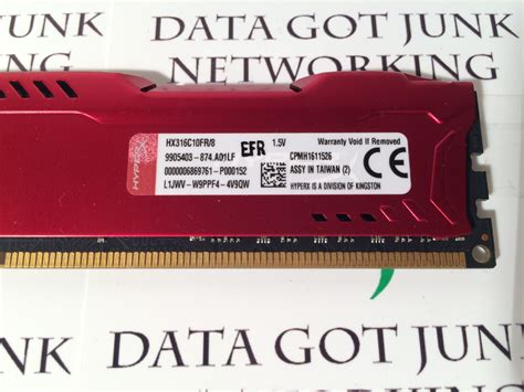 Kingston Hyperx Fury Ddr3 Ram 8gig Hx316c10fr 8