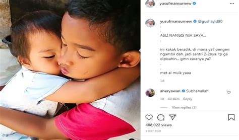Kasih Sayang Kakak Adik Ini Bikin Haru Netizen Nangis Juga Saya