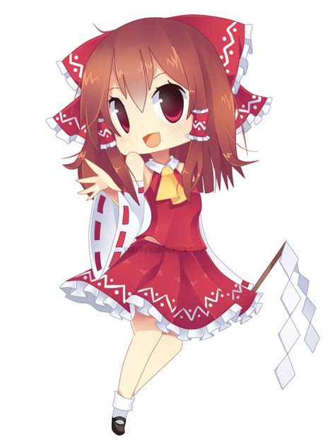 Chibi Reimu By Hanahello On Deviantart