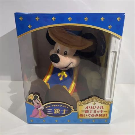 Disney Three Musketeers Mickey Plush Toy And Dvd Not For Sale £5784