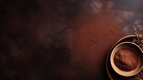 Premium Photo Matte Chocolate Brown Background