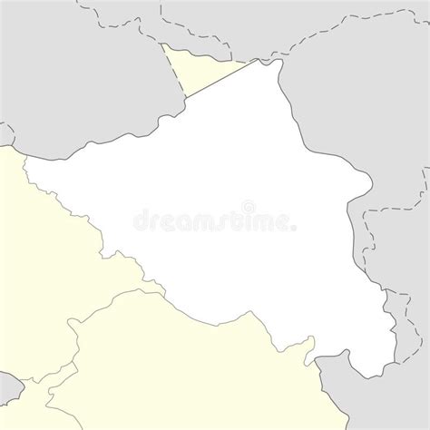 Location Map Of Ladakh Is A State Of India Stock Vector Illustration