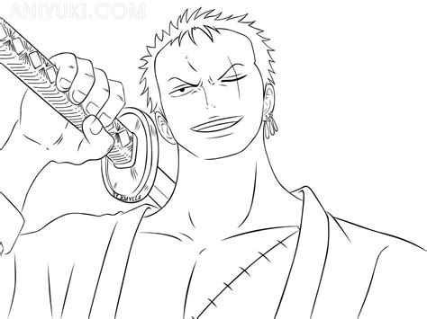 Dibujos De Roronoa Zoro Para Colorear AniYuki