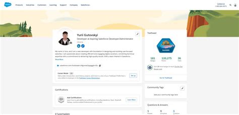 Salesforce Trailhead Jobseeker Salesforceprojects Careeropportunities Yurii Gutovskyi