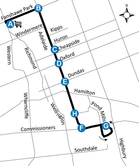 Route 16 Masonville Place Pond Mills London Transit Commission